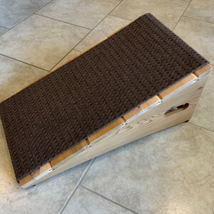 Outdoor Pet Ramp for Dogs or Cats. Made From Cedar Wood With Carpet ...