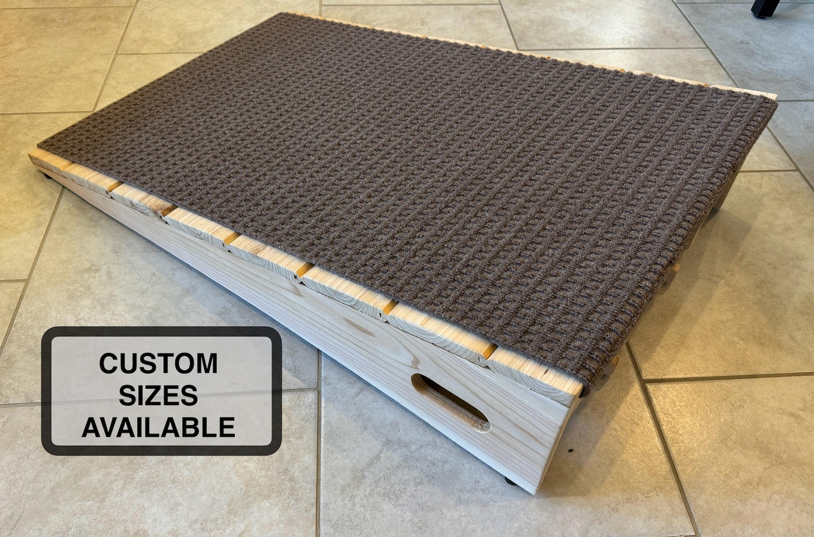Outdoor Pet Ramp for Dogs or Cats. Great Gentle Angle for Ease of Use ...