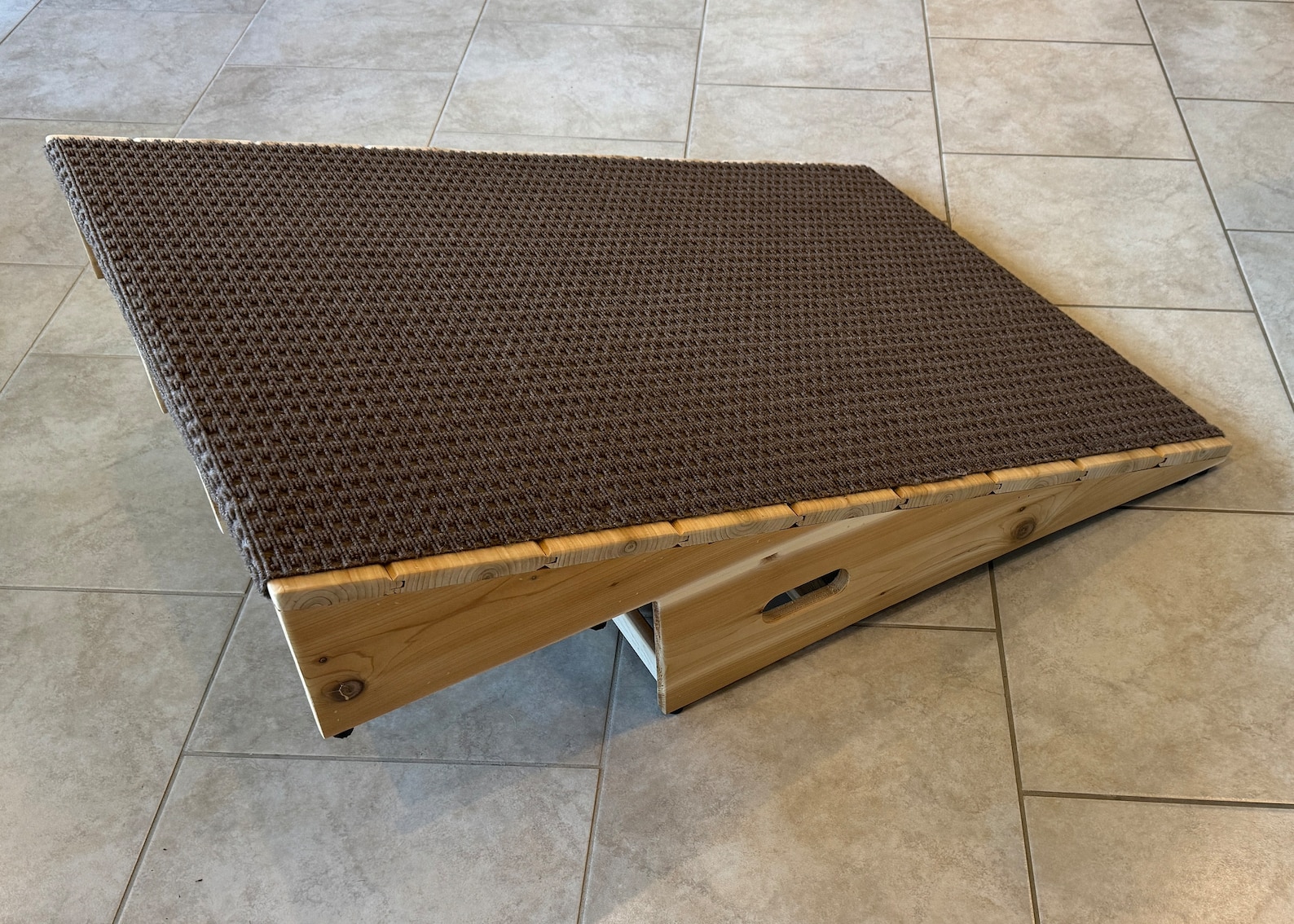 Outdoor Pet Ramp for Dogs or Cats That Goes up Two Steps. Made From ...