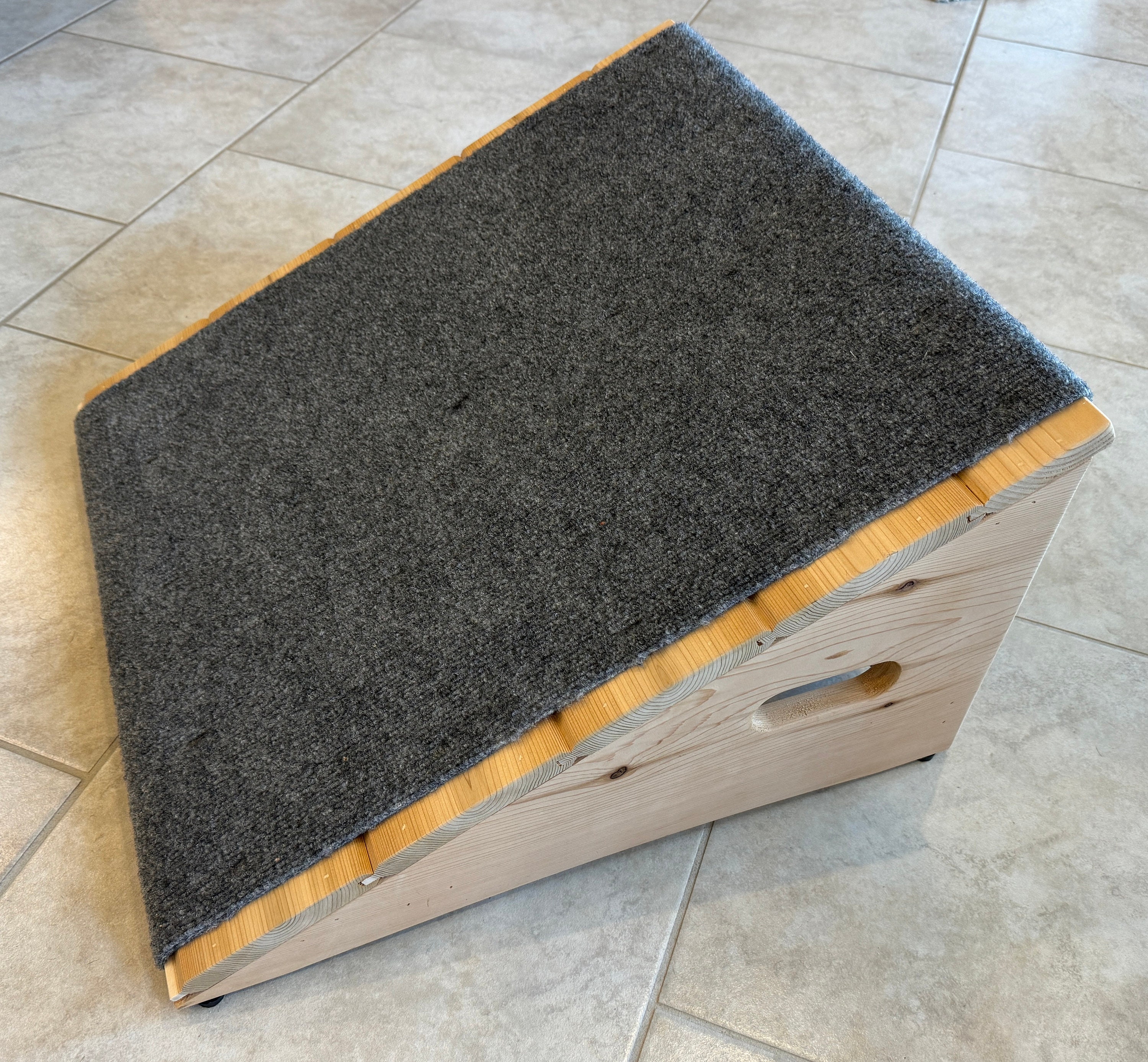 Outdoor Pet Ramp for Dogs or Cats. Made From Cedar Wood With Carpet ...