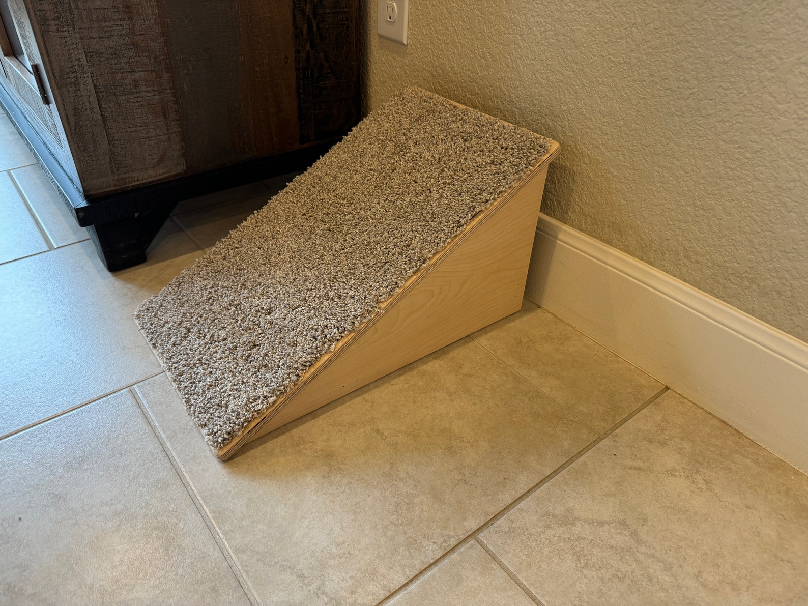 Pet Ramp for Dogs or Cats. Made From Wood With Carpet Inlay. Custom ...