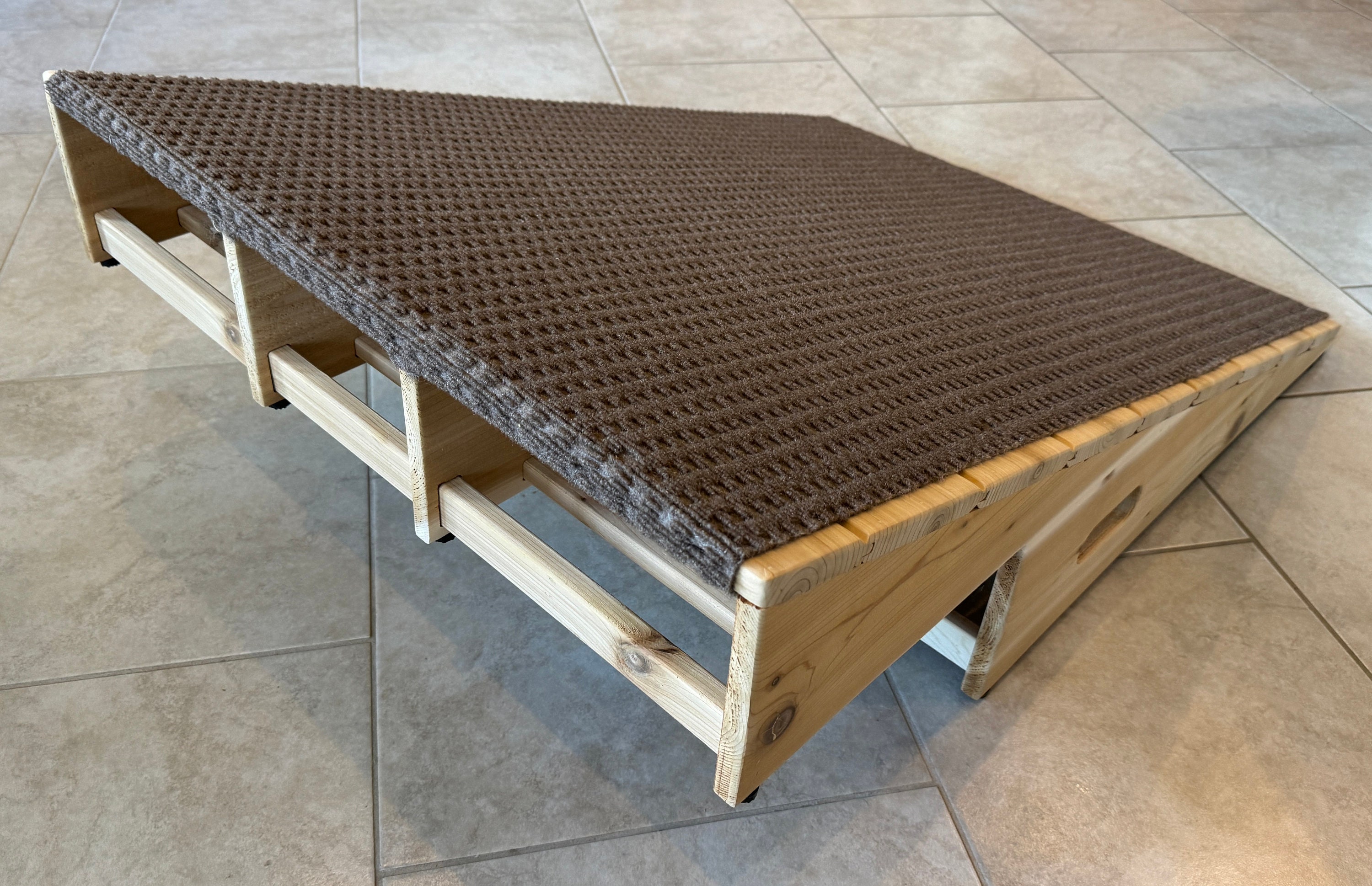 Outdoor Pet Ramp for Dogs or Cats That Goes up Two Steps. Made From ...