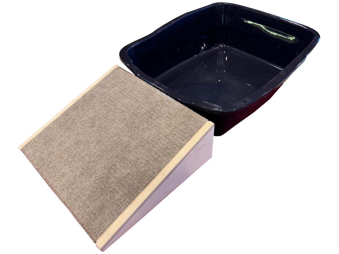 Litter Box Ramp for a Cat or Kitten to Help Get in a Litter Box - Etsy