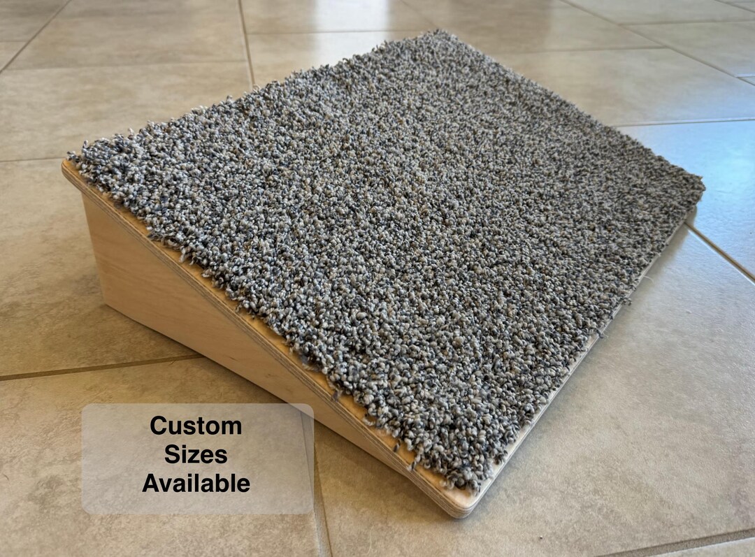 Indoor Pet Ramp for Dogs or Cats. Made From Wood With Carpet Inlay ...