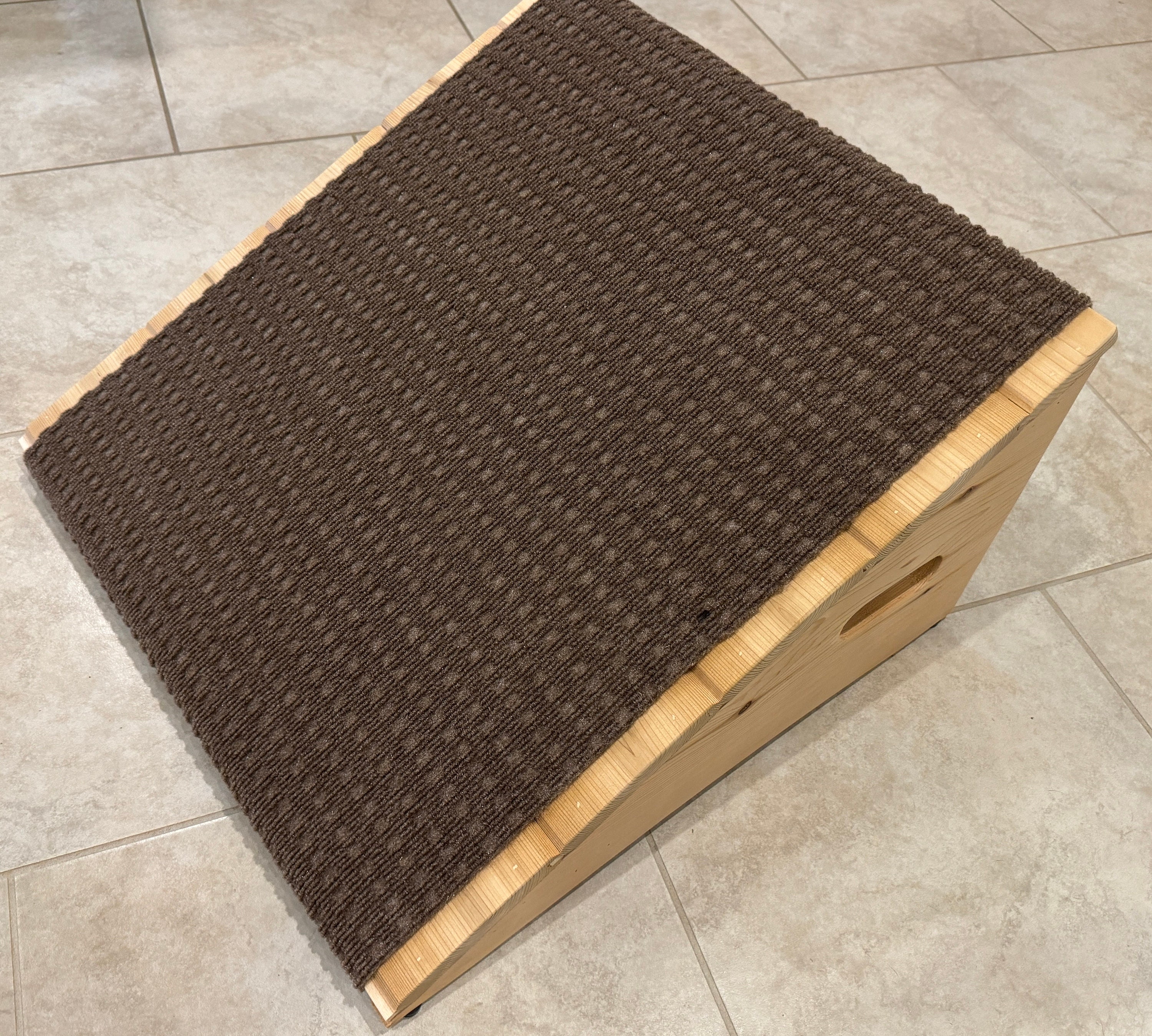 Outdoor Pet Ramp for Dogs or Cats. Made From Cedar Wood With Carpet ...