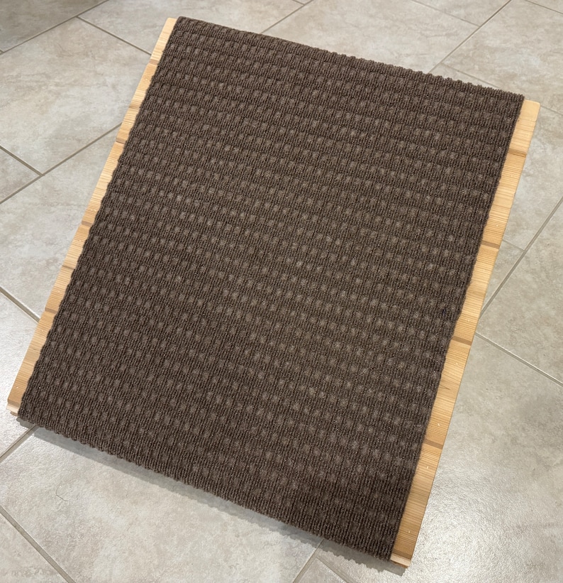 Outdoor Pet Ramp for Dogs or Cats. Made From Cedar Wood With Carpet ...