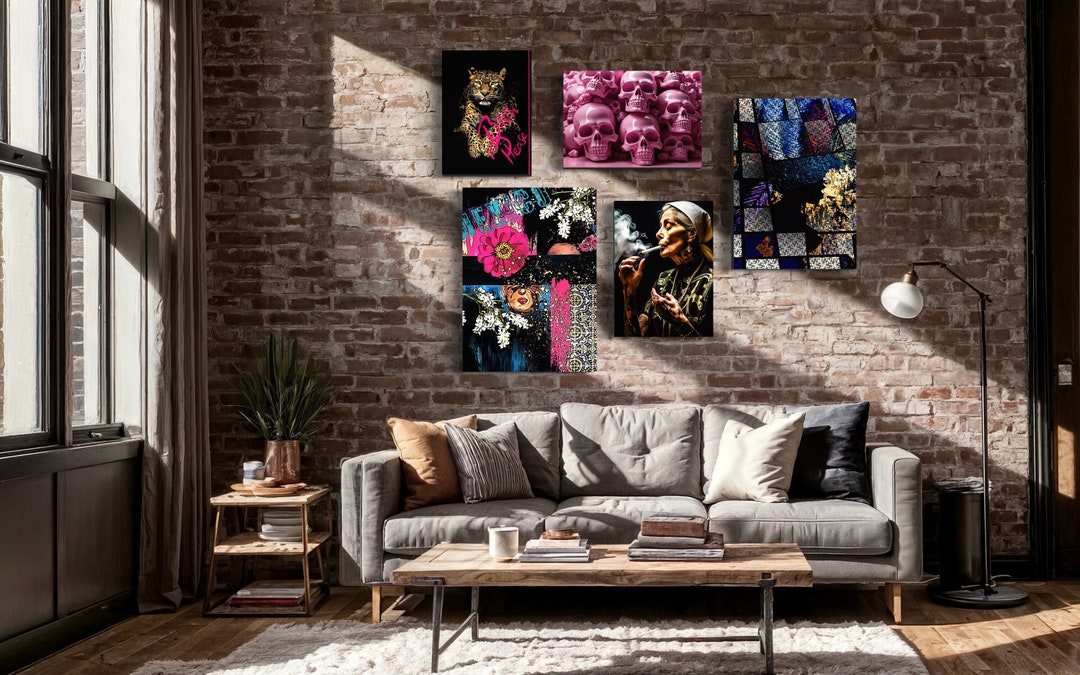 HD Bundle Wall Art Prints for Home Decor Eclectic Gallery Set MEGA ...