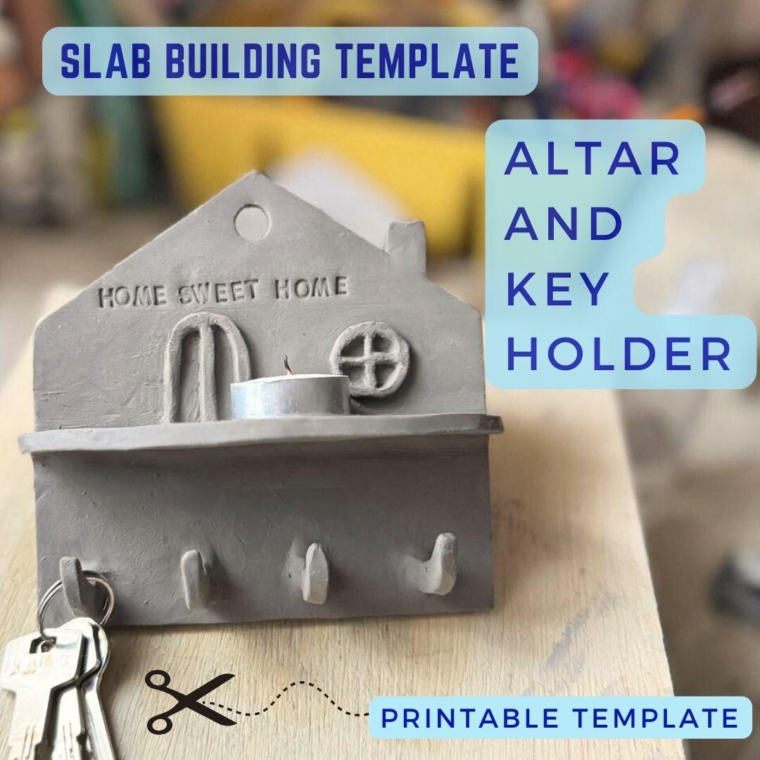 Altar and Key Holder Template | Slab Building Template | Easy DIY ...