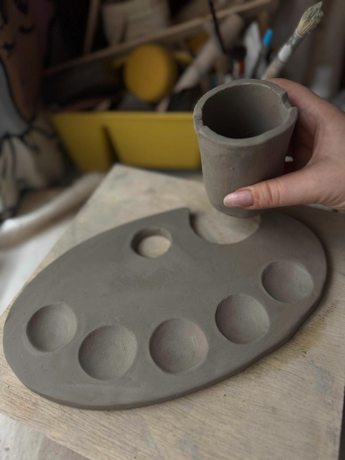 Pottery Palette Template: DIY Ceramic Slab Building (printable PDF ...