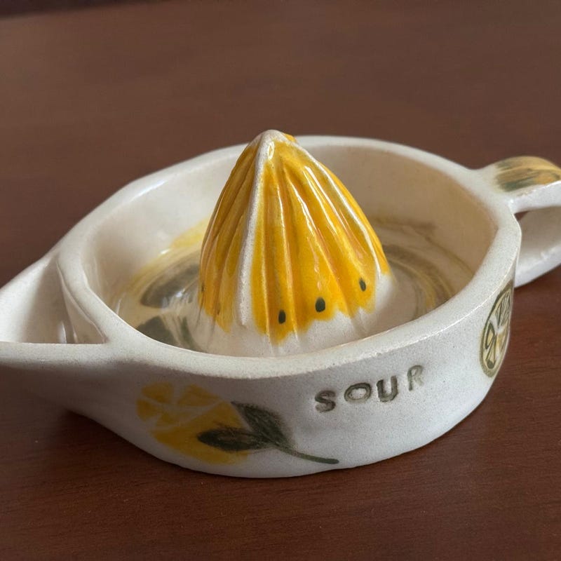 Ceramic Lemon Juicer - Etsy