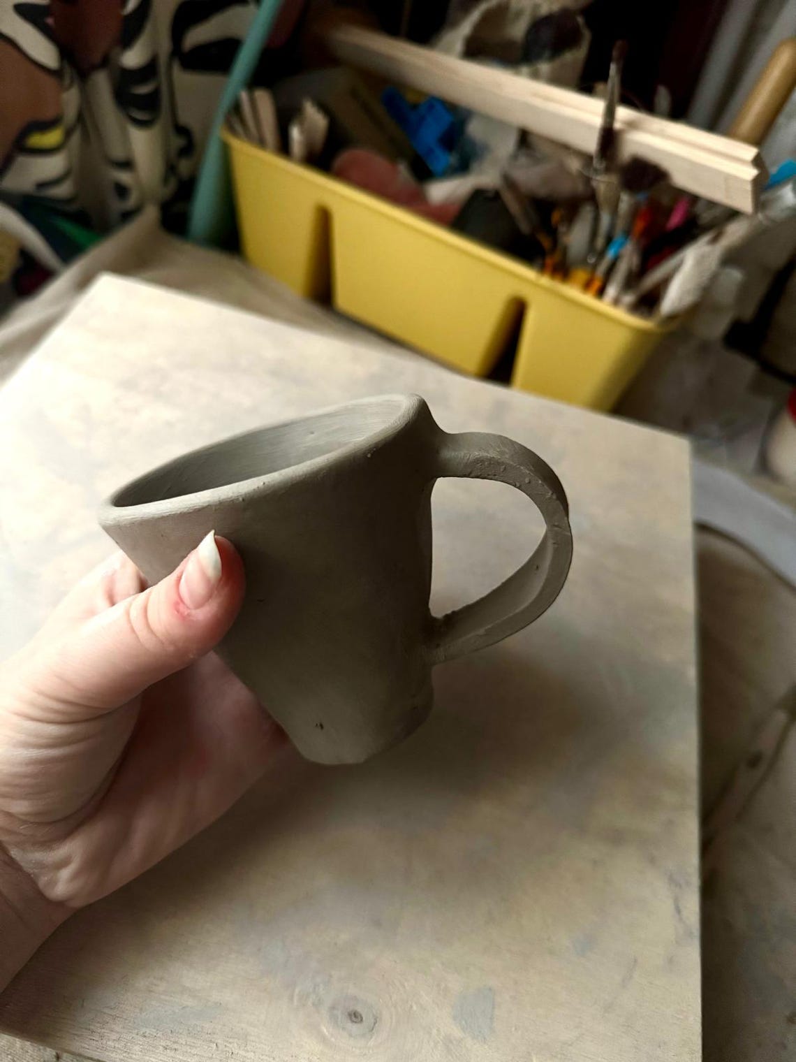 Footed Teacup Template | Ceramic Tools | Printable Template | Easy DIY ...