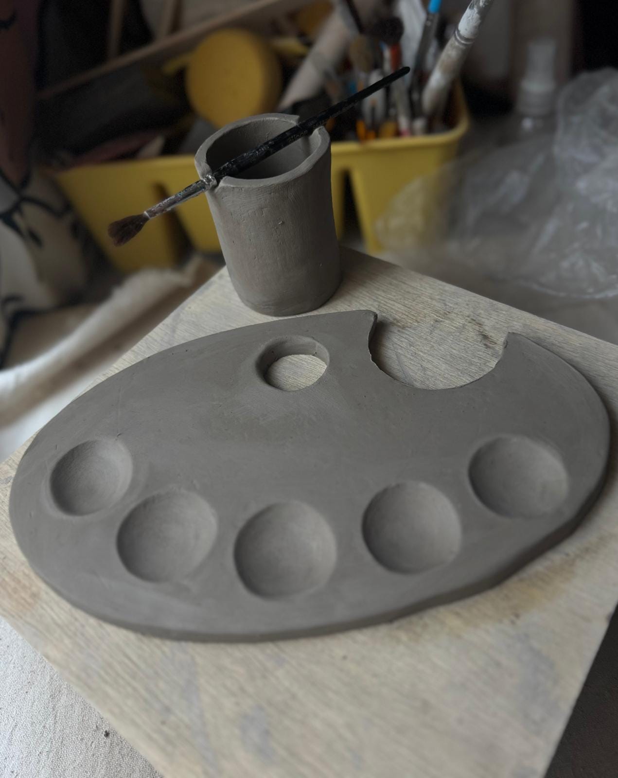 Pottery Palette Template: DIY Ceramic Slab Building (printable PDF ...