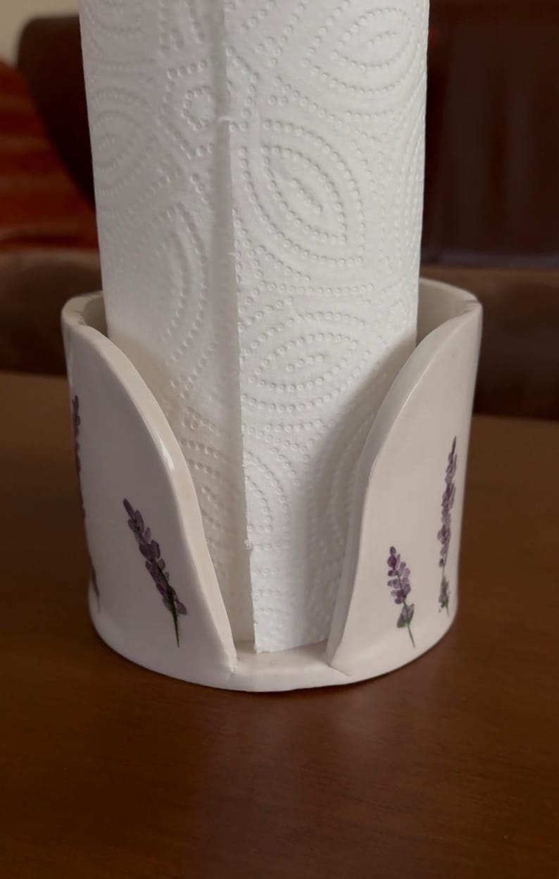 5" Paper Towel Holder Template: DIY Ceramic Slab Building (printable ...