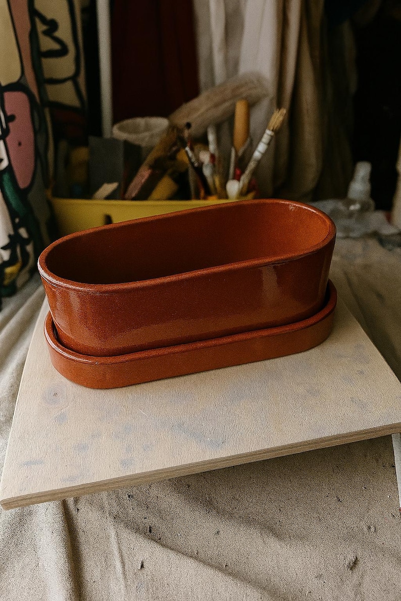 Wide Planter Template: DIY Slab Building Pottery (printable PDF ...