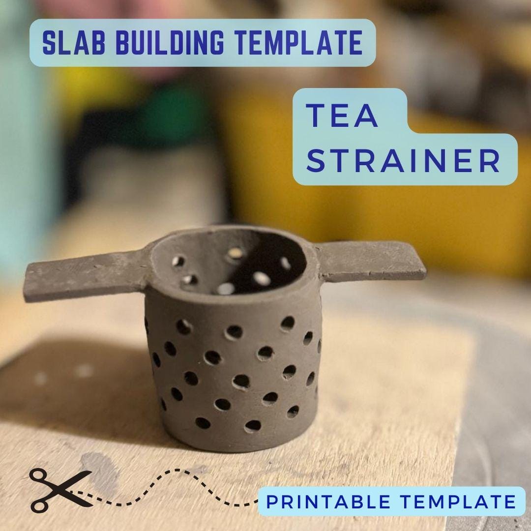 Tea Strainer Printable Template | Ceramics Tools | Hand Built | Easy ...