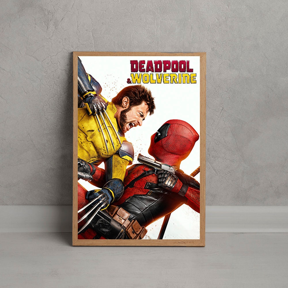 Deadpool & Wolverine Poster, Movie Poster, Wall Art, Room Decoration ...