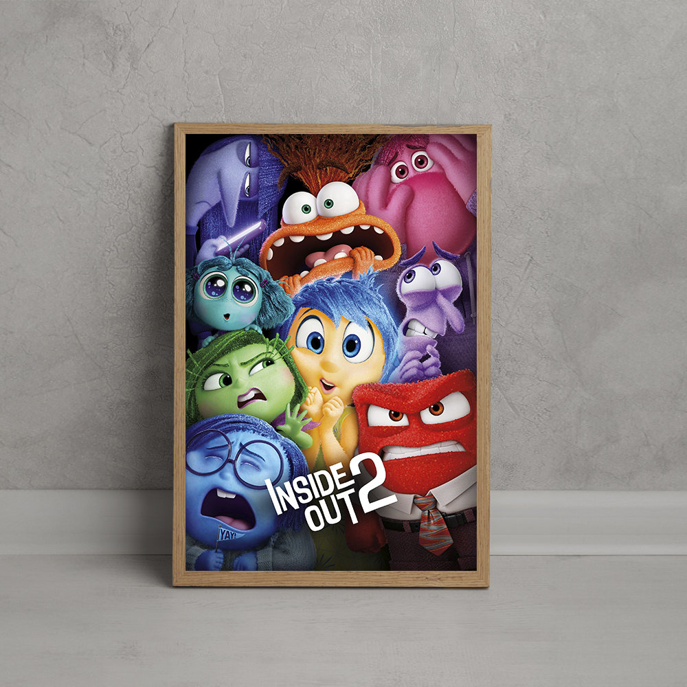 Inside Out 2 Poster, Movie Poster, Wall Art, Room Decoration, Art ...