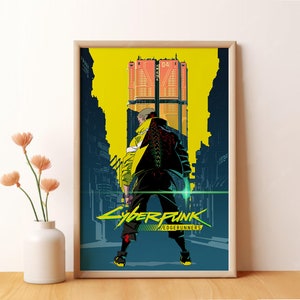 Cyberpunk 2077 Edge Runners Poster, Movie Poster, Wall Art, Room ...