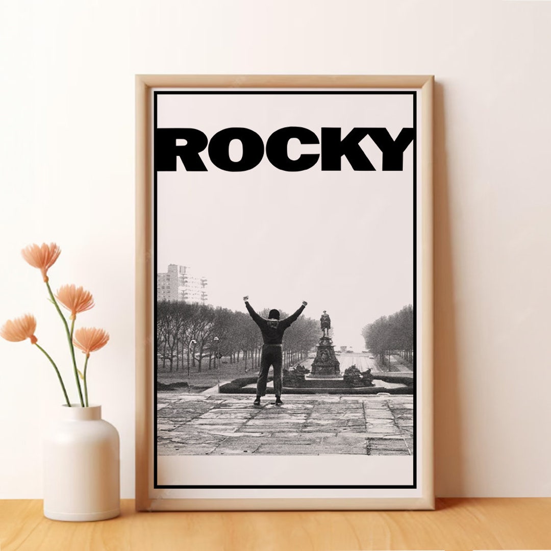 Rocky Poster, Vintage Movie Poster, Wall Art, Room Decoration, Art ...