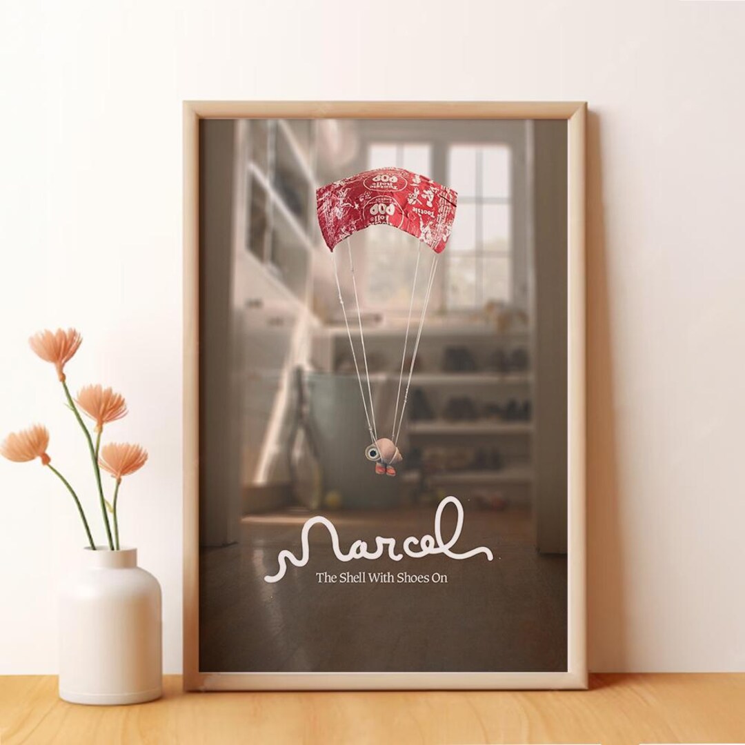 Marcel the Shell With Shoes on Poster, Movie Poster, Wall Art, Room ...
