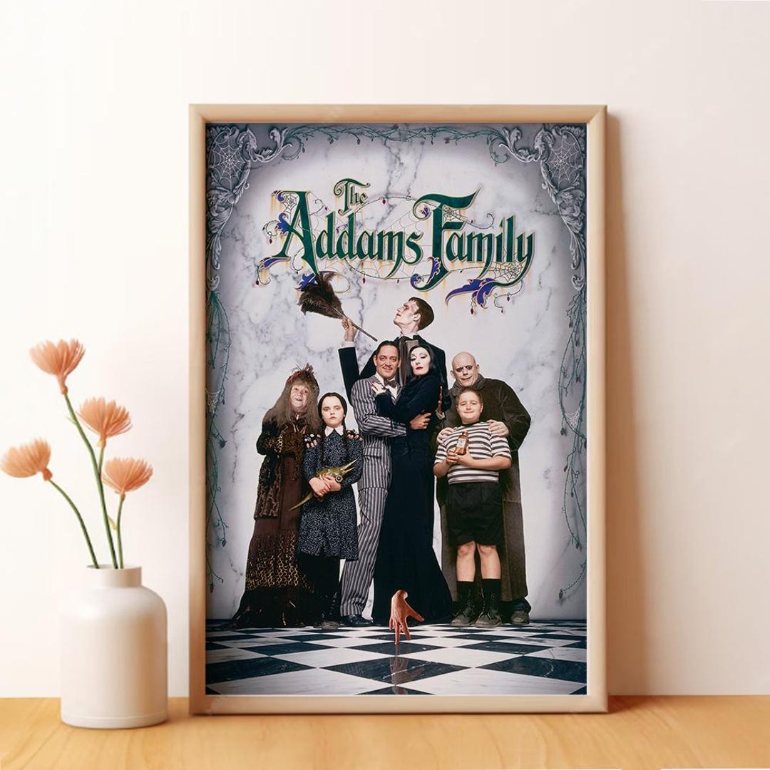 The Addams Family Poster, Movie Poster, Wall Art, Room Decoration, Art ...