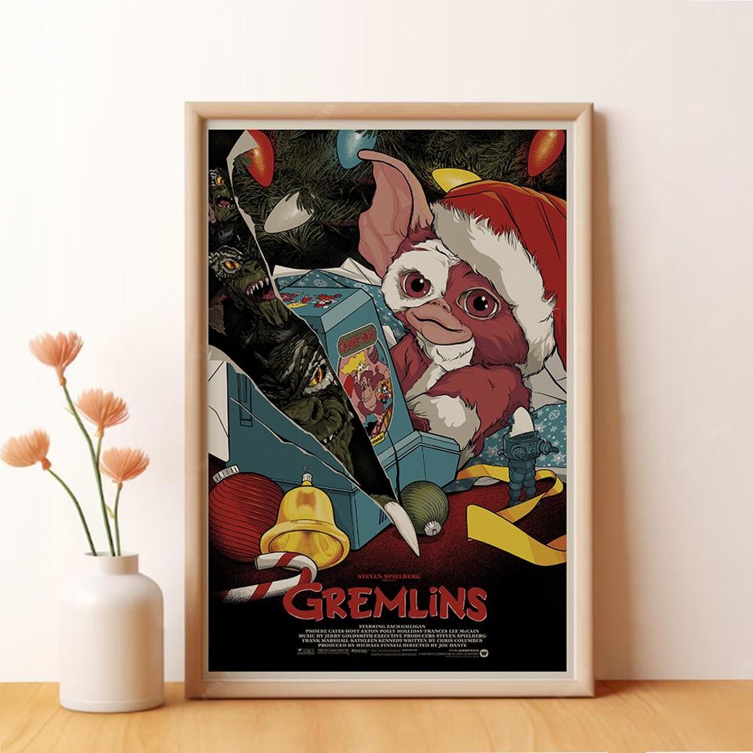 Gremlins Poster, Movie Poster, Wall Art, Room Decoration, Art Poster ...