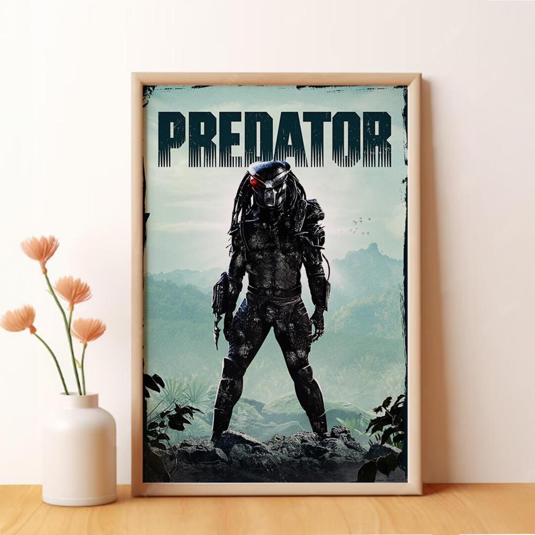 Predator Poster, Movie Poster, Wall Art, Room Decoration, Art Poster ...