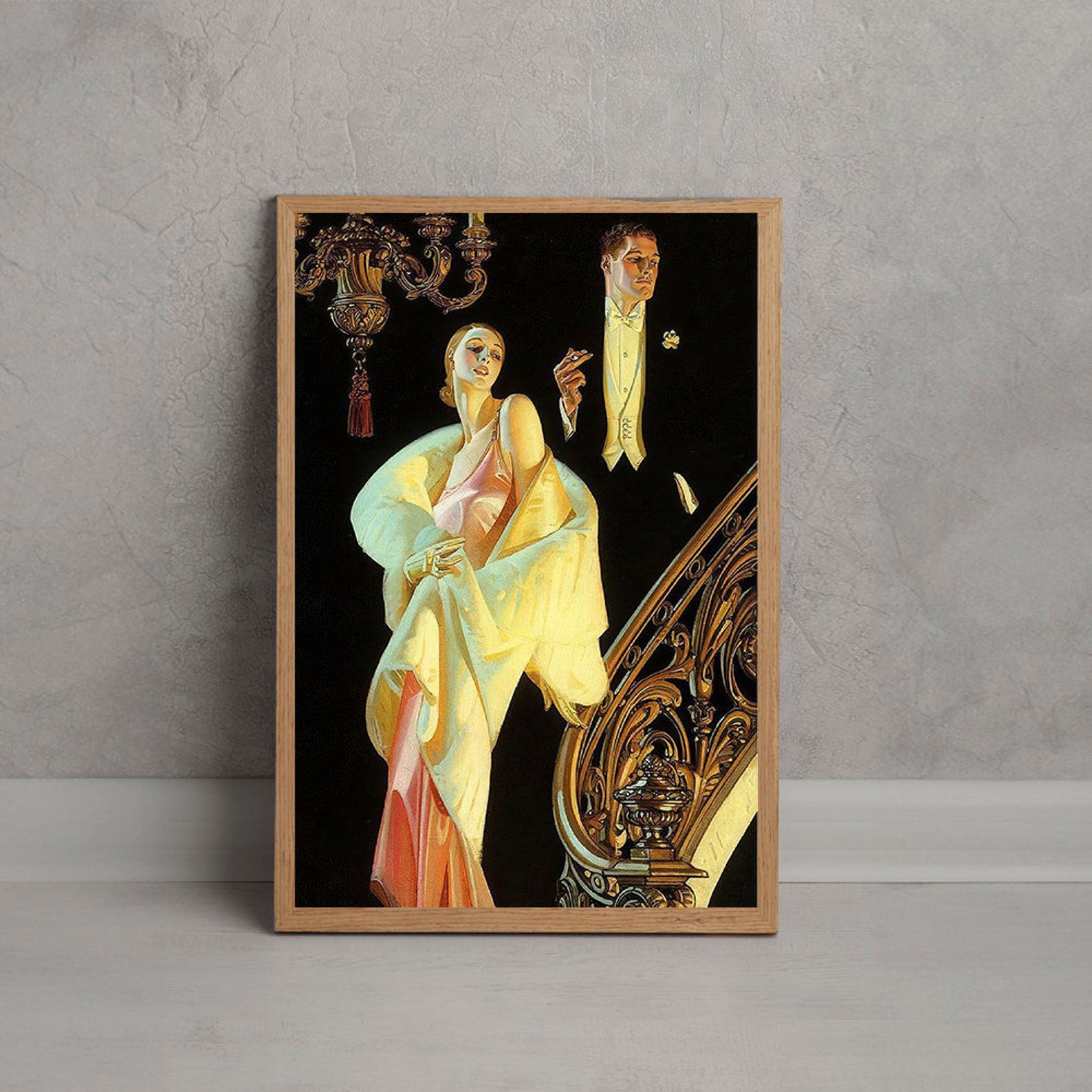 Arrow Collars c.1932 by J.C Leyendecker Repro Posterr, Classic Poster ...