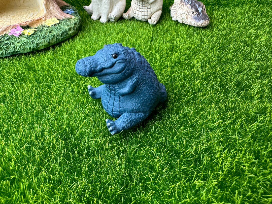 Handmade Crocodile Dollcute Crocodile Tea Petcrocodile Tea Set ...