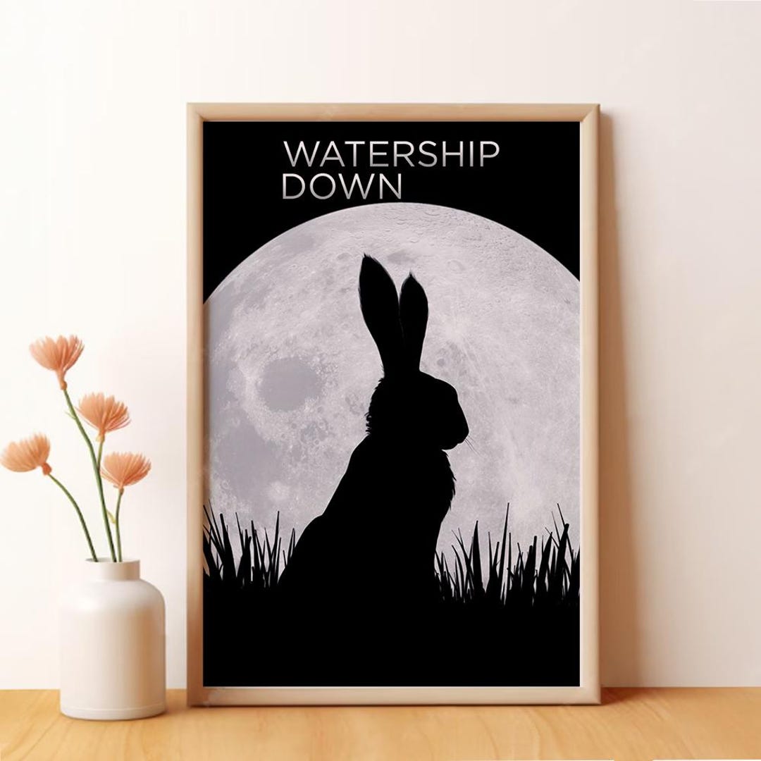 Watership Down Poster, Movie Poster, Wall Art, Room Decoration, Art ...