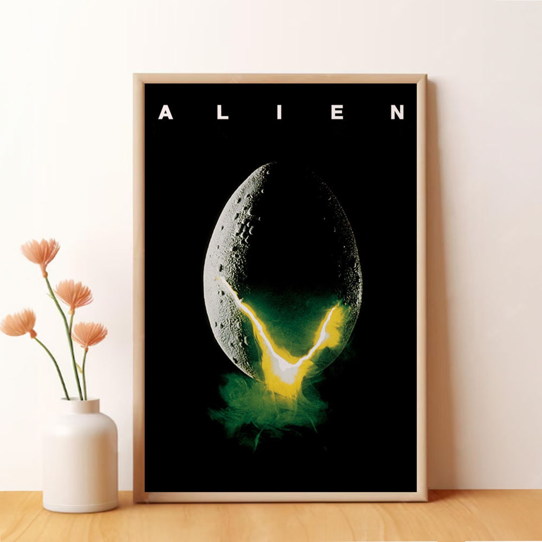 Alien Poster, Movie Poster, Wall Art, Room Decoration, Art Poster for ...