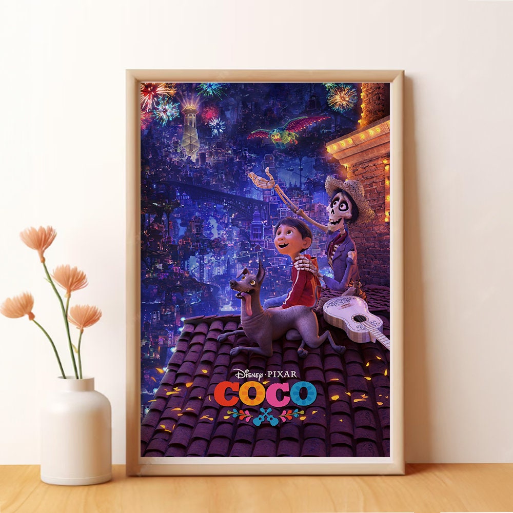 Coco Poster, Movie Poster, Wall Art, Room Decoration, Art Poster for ...
