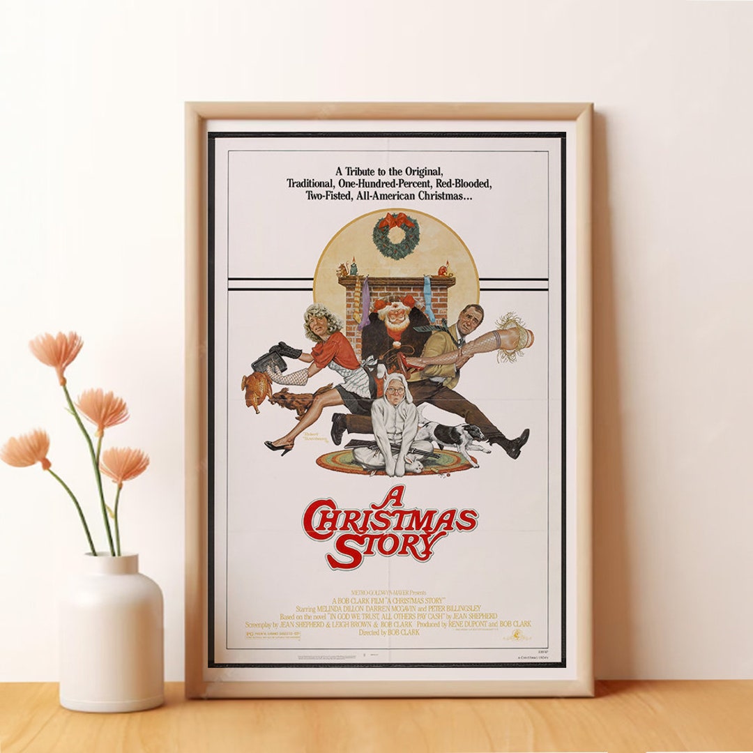 A Christmas Story Poster, Movie Poster, Wall Art, Room Decoration, Art ...