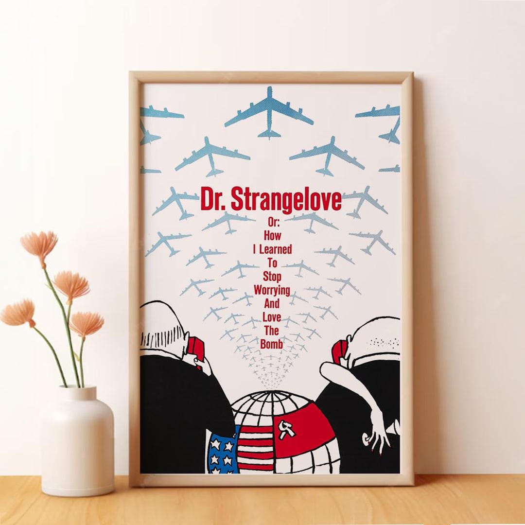 Dr.strangelove Poster, Movie Poster, Classic Movie Poster, Wall Art ...