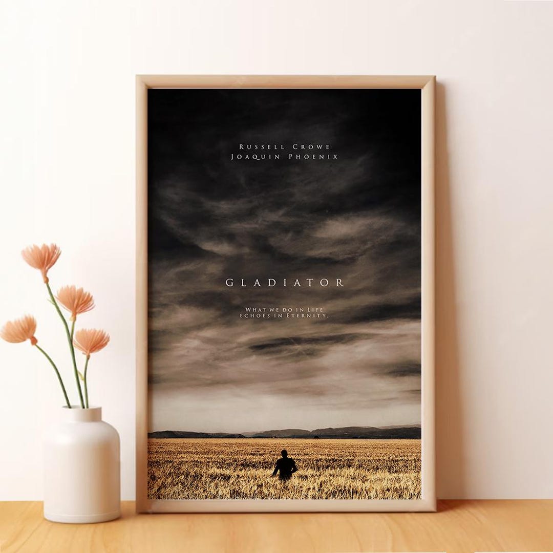 Gladiator Poster, Movie Poster, Wall Art, Room Decoration, Art Poster ...