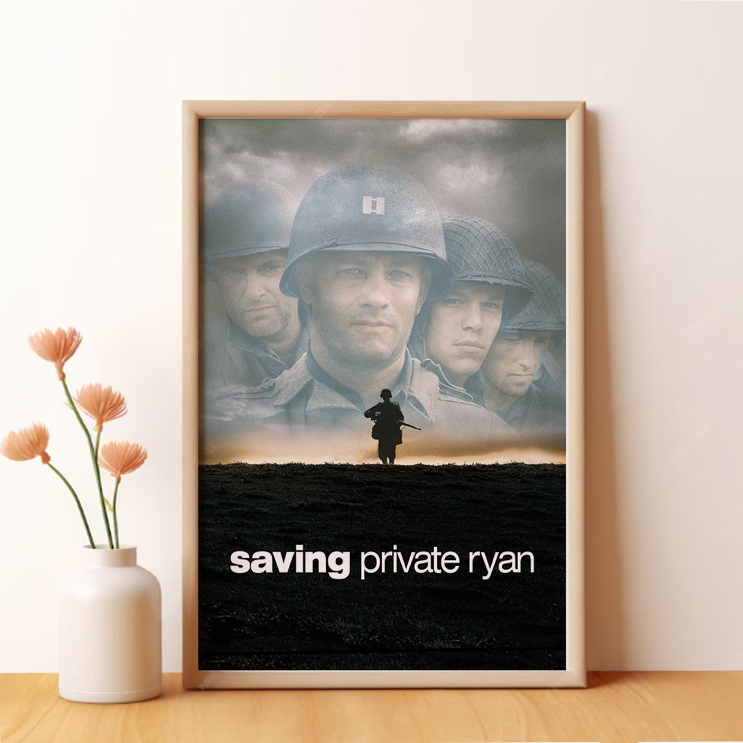 Saving Private Ryan Poster, Movie Poster, Wall Art, Room Decoration ...