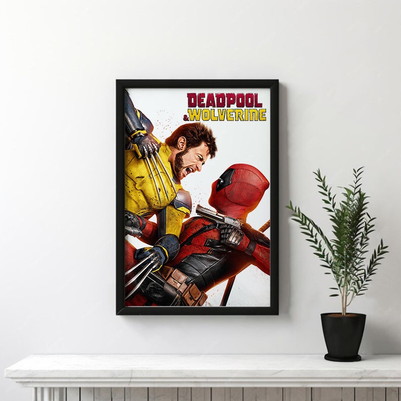 Deadpool & Wolverine Poster, Movie Poster, Wall Art, Room Decoration ...