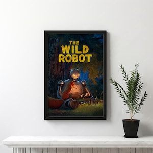 The Wild Robot Poster, Movie Poster, Wall Art, Room Decoration, Art ...