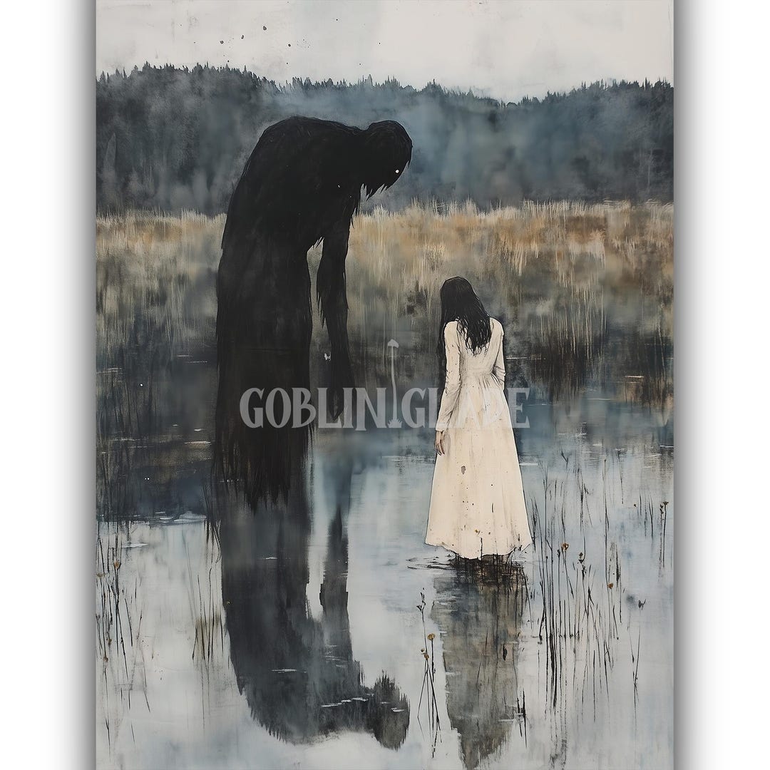 Näcken Evil Spirit - Digital Art Printable, Scandinavian Mythology ...