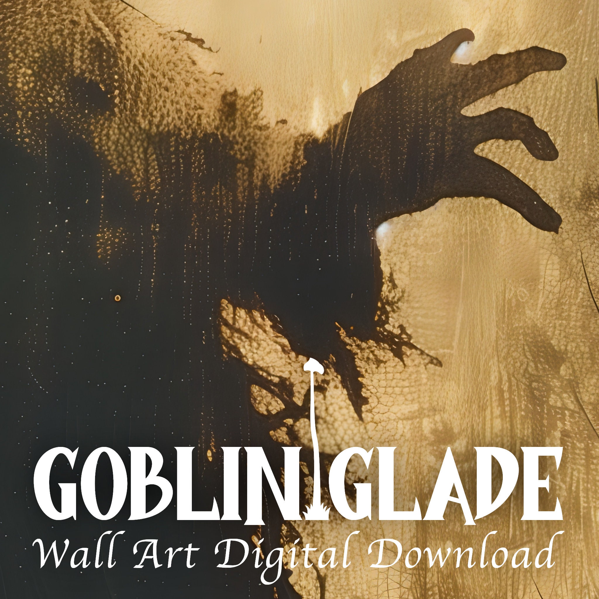 Dancing Troll Wall Art Printable Folklore Painting Moody Whimsical Dark ...