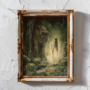 Fenris Wolf Printable - Digital Art Print, Scandinavian Mythology ...