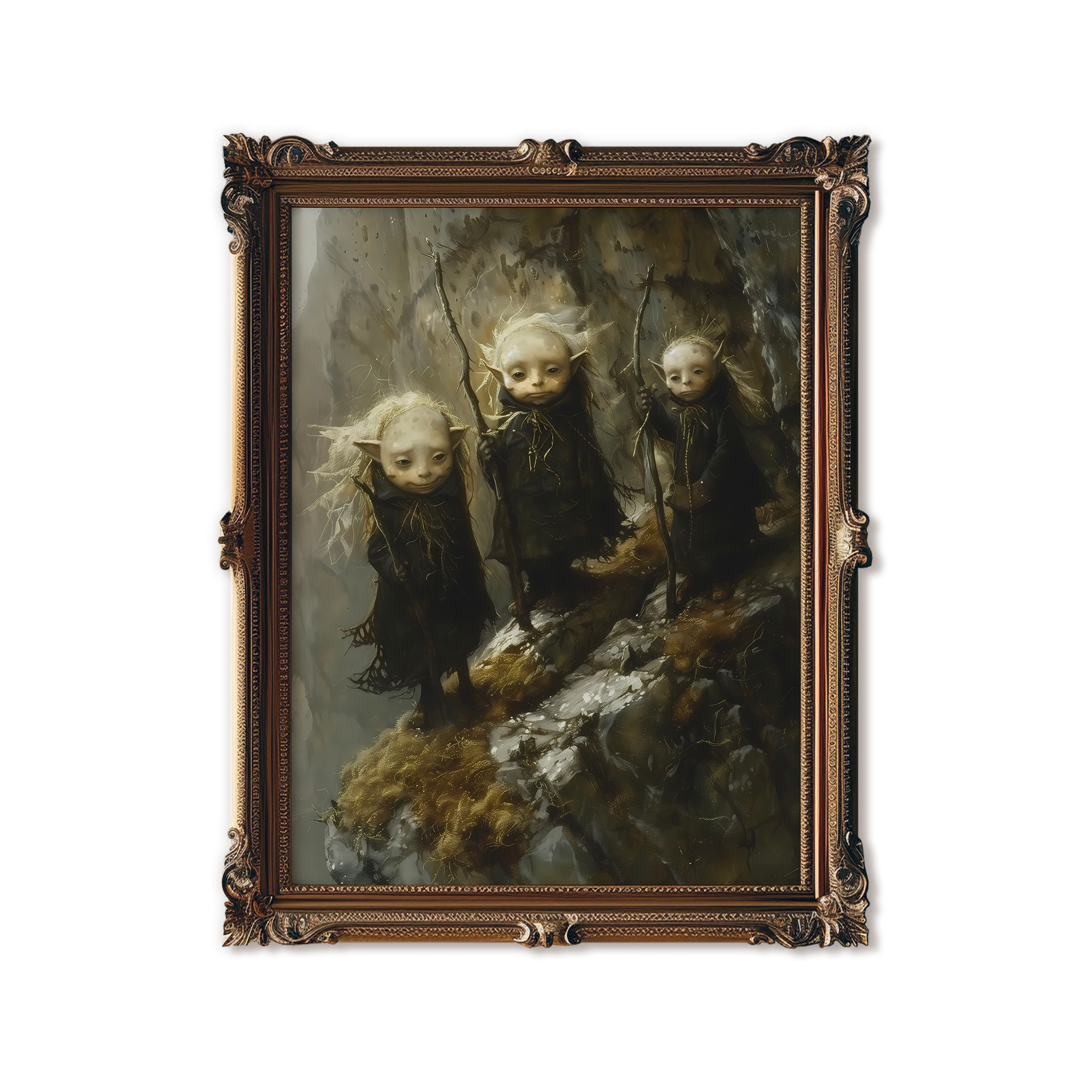 Huldufolk Wall Art Printable Fantasy Painting Icelandic Faroese Nordic ...