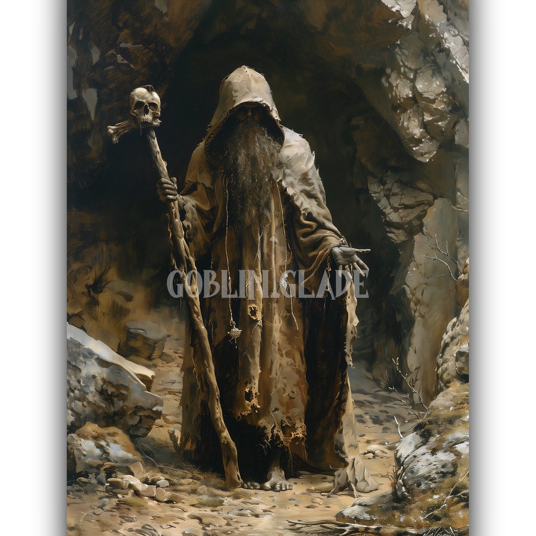 Dungeon Master Wall Art Printable Dark Fantasy Horror Artwork Dark ...