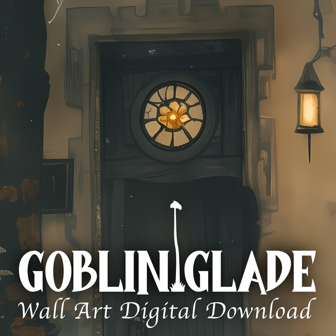 Forest House Wall Art Printable Dark Cottagecore Dark Academia Horror ...