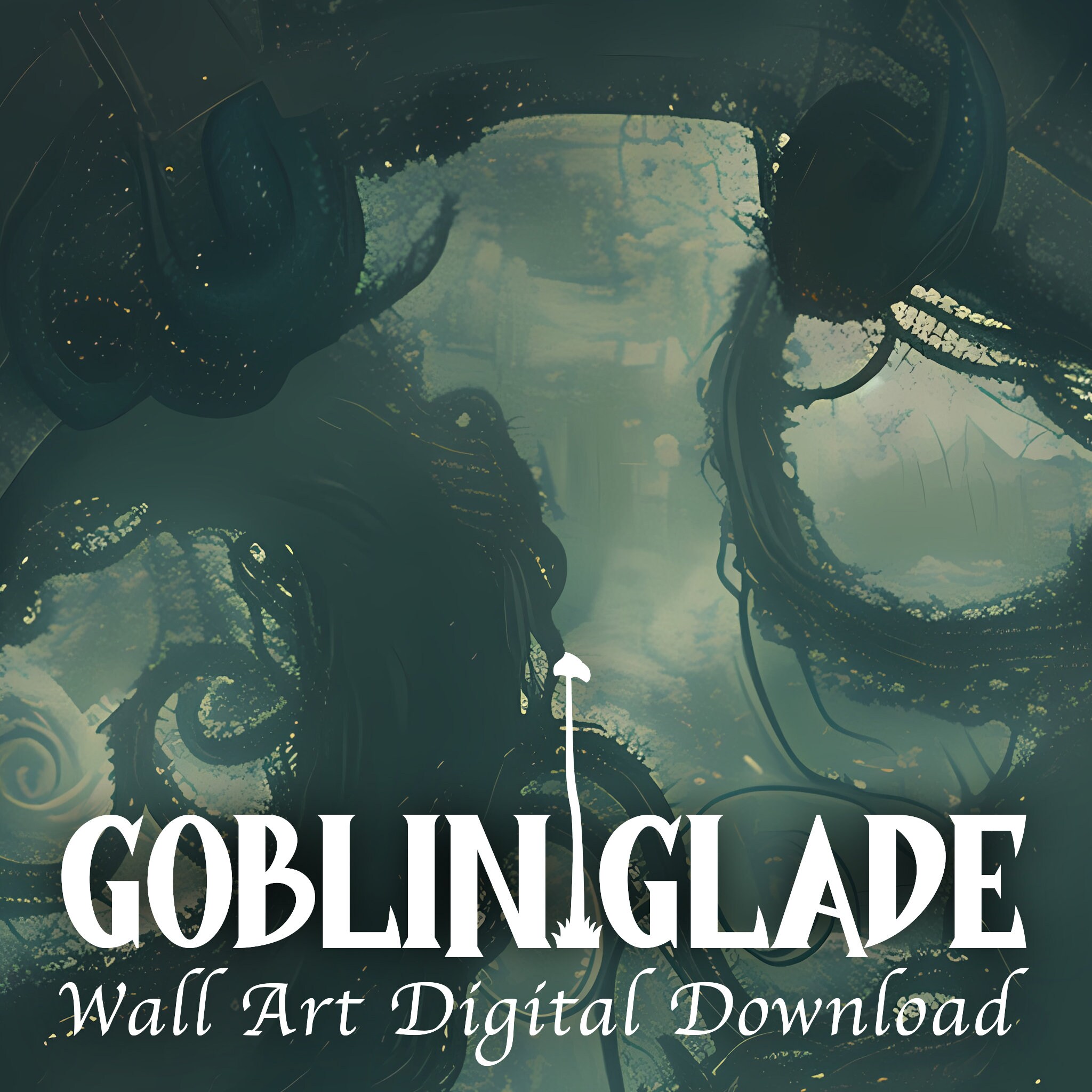 Cthulhu Wall Art Printable Lovecraft Inspired Eldritch Horror Artwork ...
