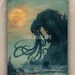 Eldritch Octopus Fantasy Print, Moody Dark Academia Oil Painting ...