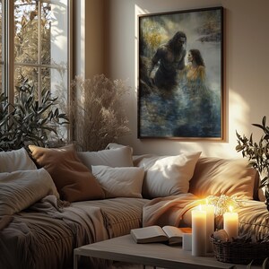 Romantic Näcken - Digital Art Printable, Scandinavian Mythology ...