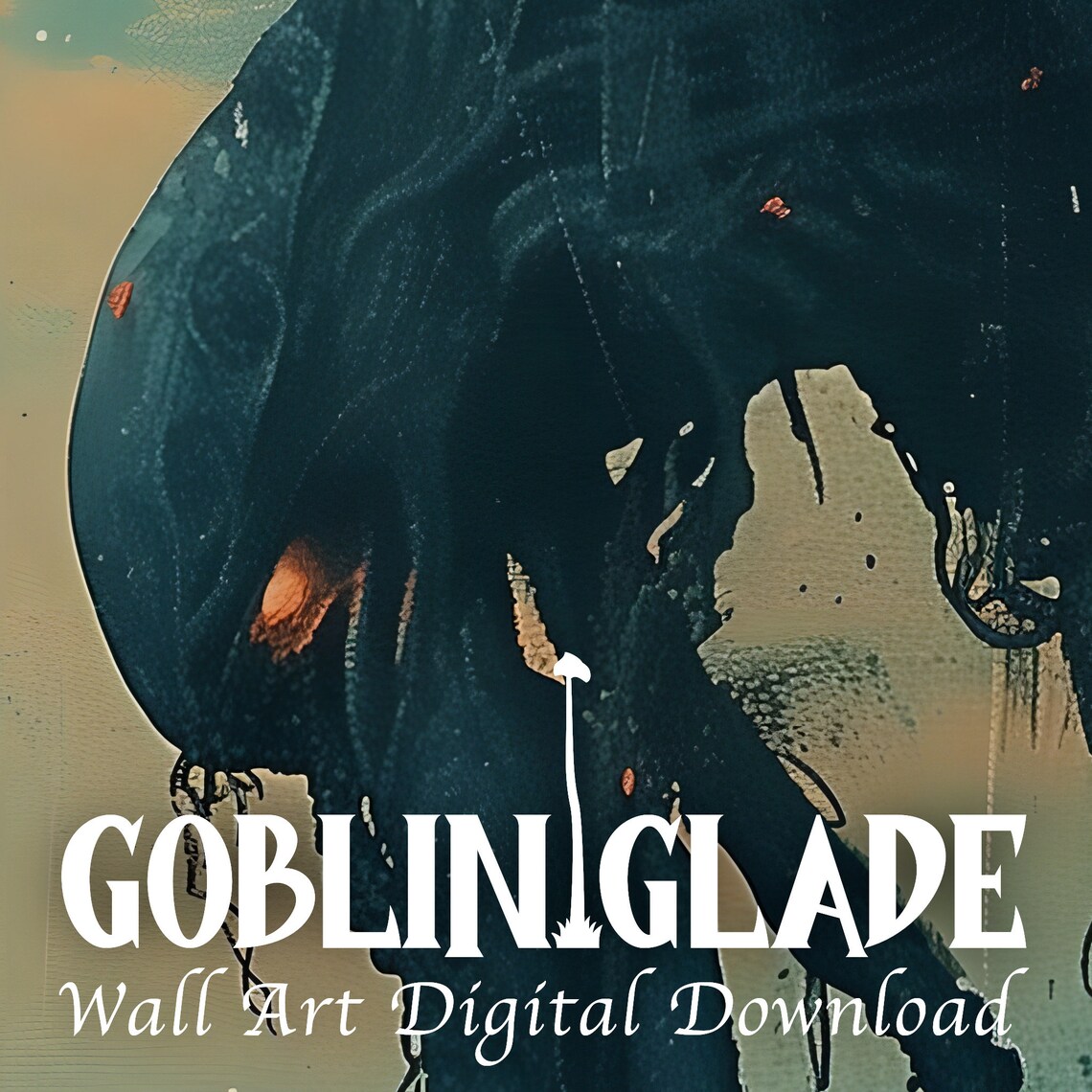 Eldritch Octopus Fantasy Print, Moody Dark Academia Oil Painting ...