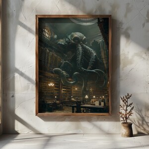 Cthulhu Wall Art Printable Lovecraft Inspired Eldritch Horror Artwork ...