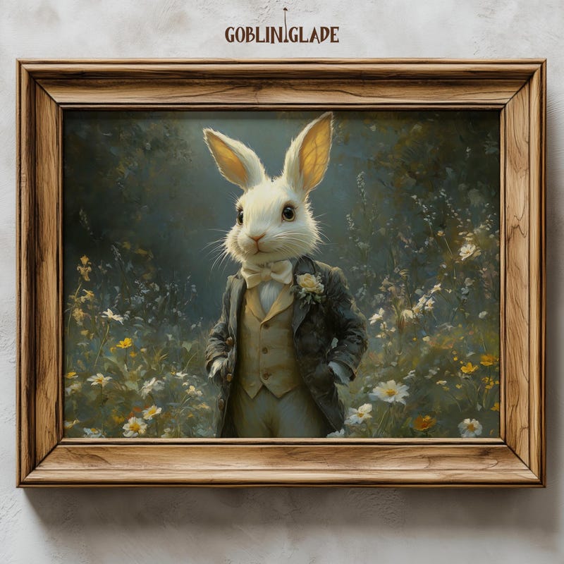 Follow the White Rabbit - Etsy
